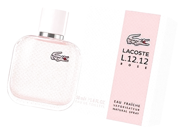 Туалетная вода Lacoste L 12 12 Rose Eau Fraiche для женщин 50 мл / Лакост Роза О Фреш