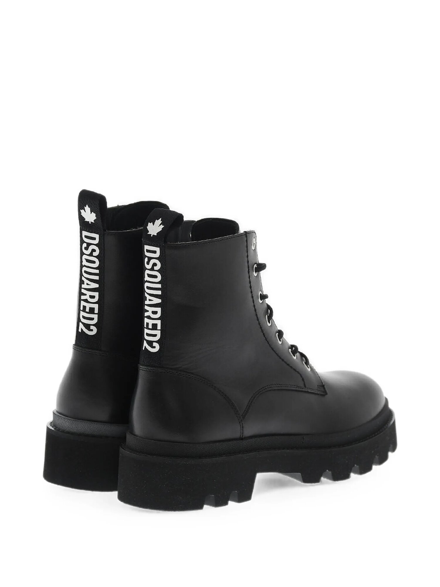 Ботинки DSQUARED2 Logo-tape lace-up boots, размер 40 — фото 1