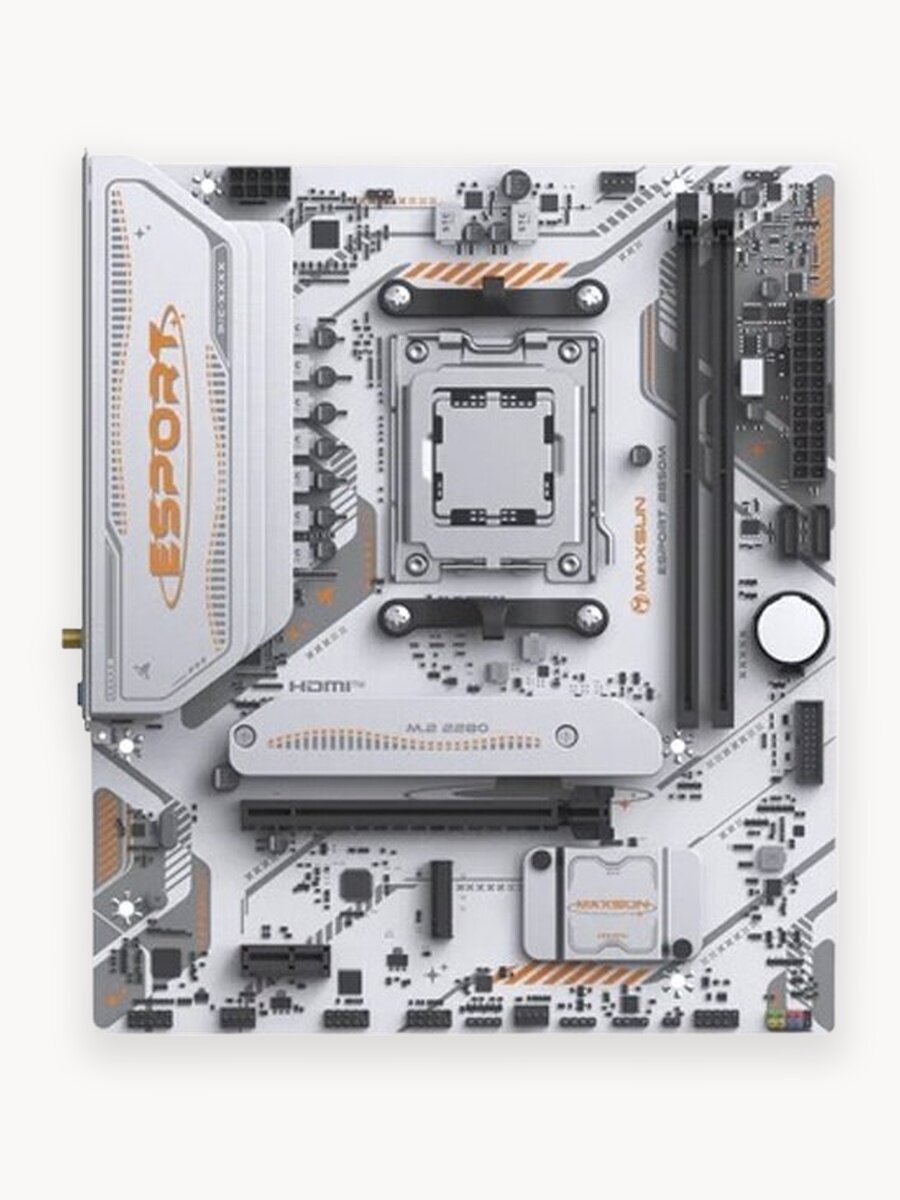 Материнская плата Maxsun MS-eSport B850M WIFI ICE (AM5, mATX)