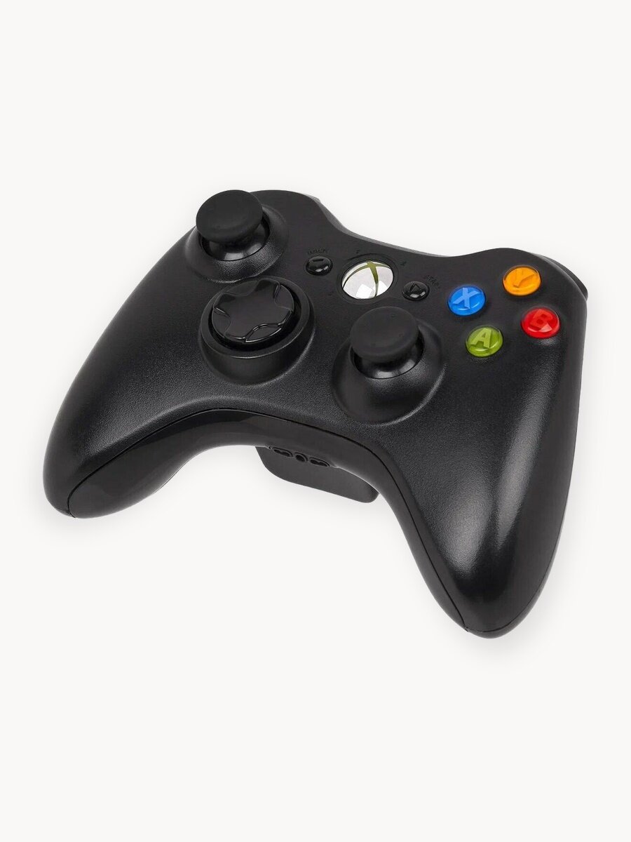 Геймпад (геймпад) проводной для Xbox 360 и PC, черный