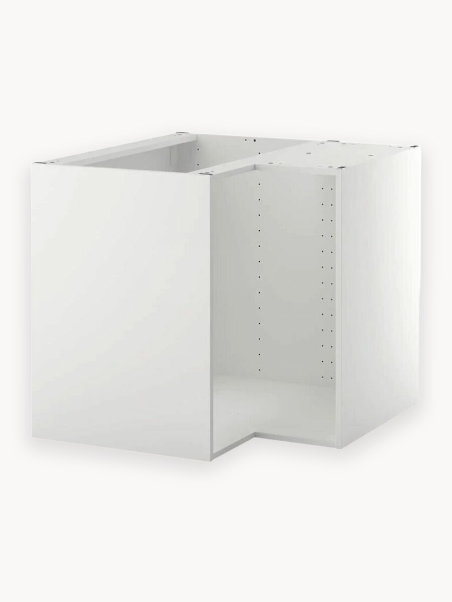 Каркас напольного углового шкафа, 88x88x80 см, белый IKEA METOD метод