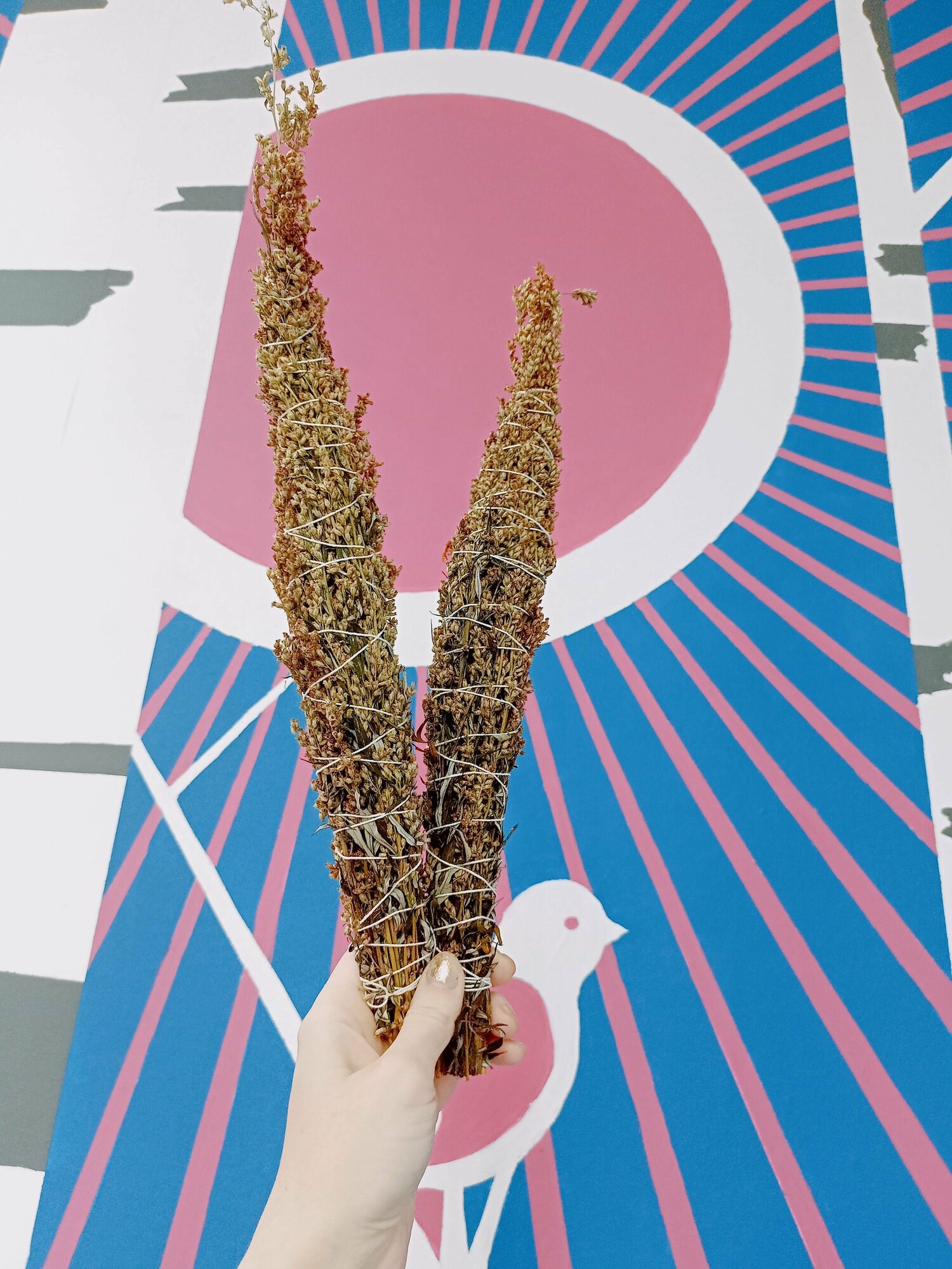 Полынные скрутки из чернобыльника. Набор из 2 шт. Окуривание помещений, ритуалы, запарка в бане, творчество.