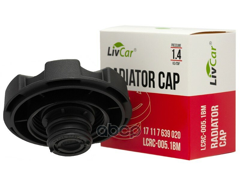 Крышка расширительного бака LCRC-005.1BM (1.4kg/cm2) OEM 17117639020 BMW BMW LivCar арт. LCRC-005.1BM