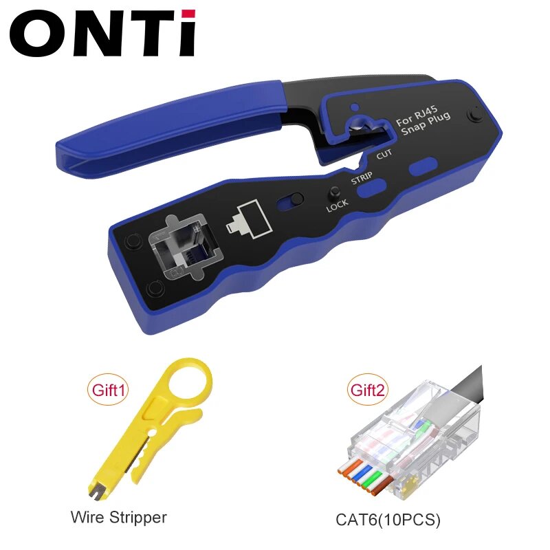 Инструмент для обжима RJ45 ONTi, SET 1