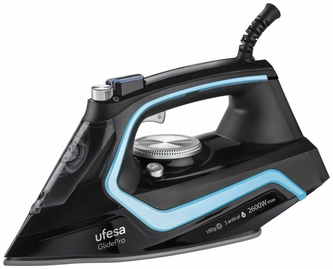 Утюг Ufesa PV2600 GLIDEPRO, черный (80105140)