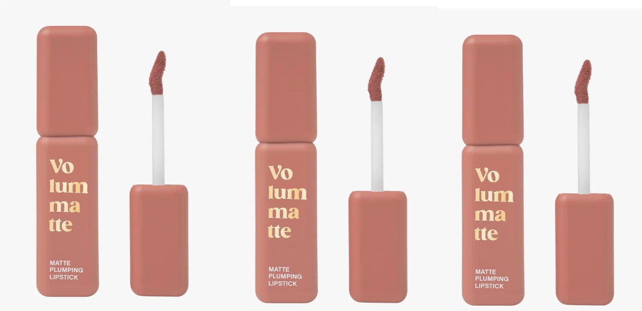 Устойчивая жидкая матовая помада для губ Vivienne Sabo Volummatte, с плампингом, тон 04 3 шт