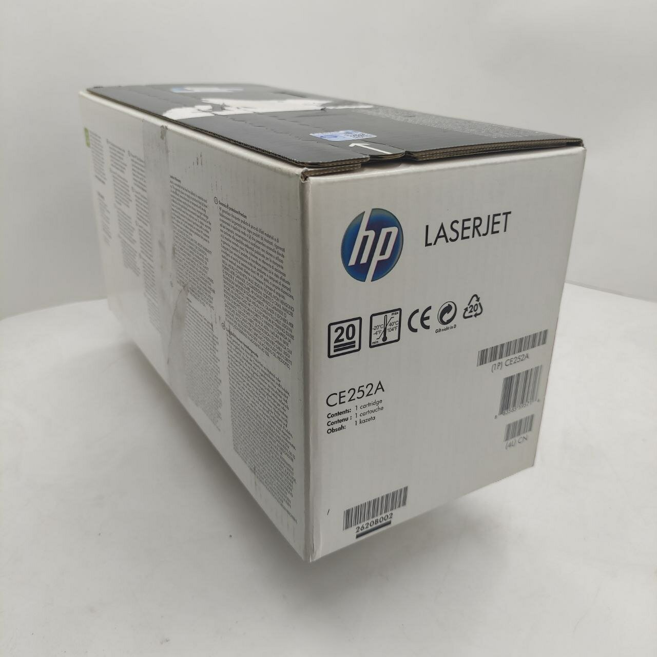 Картридж HP CE252A желтый, № 504A