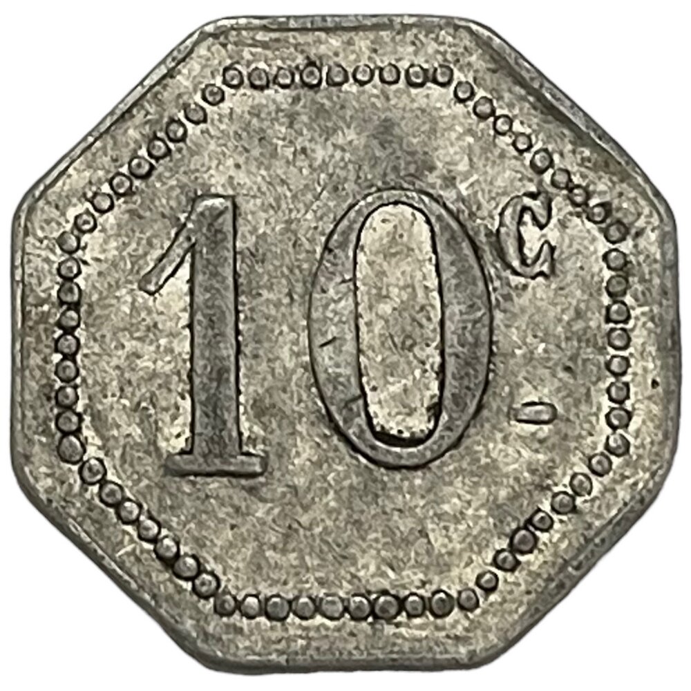 Франция, Малакоф 10 сантимов 1920-1930 гг.