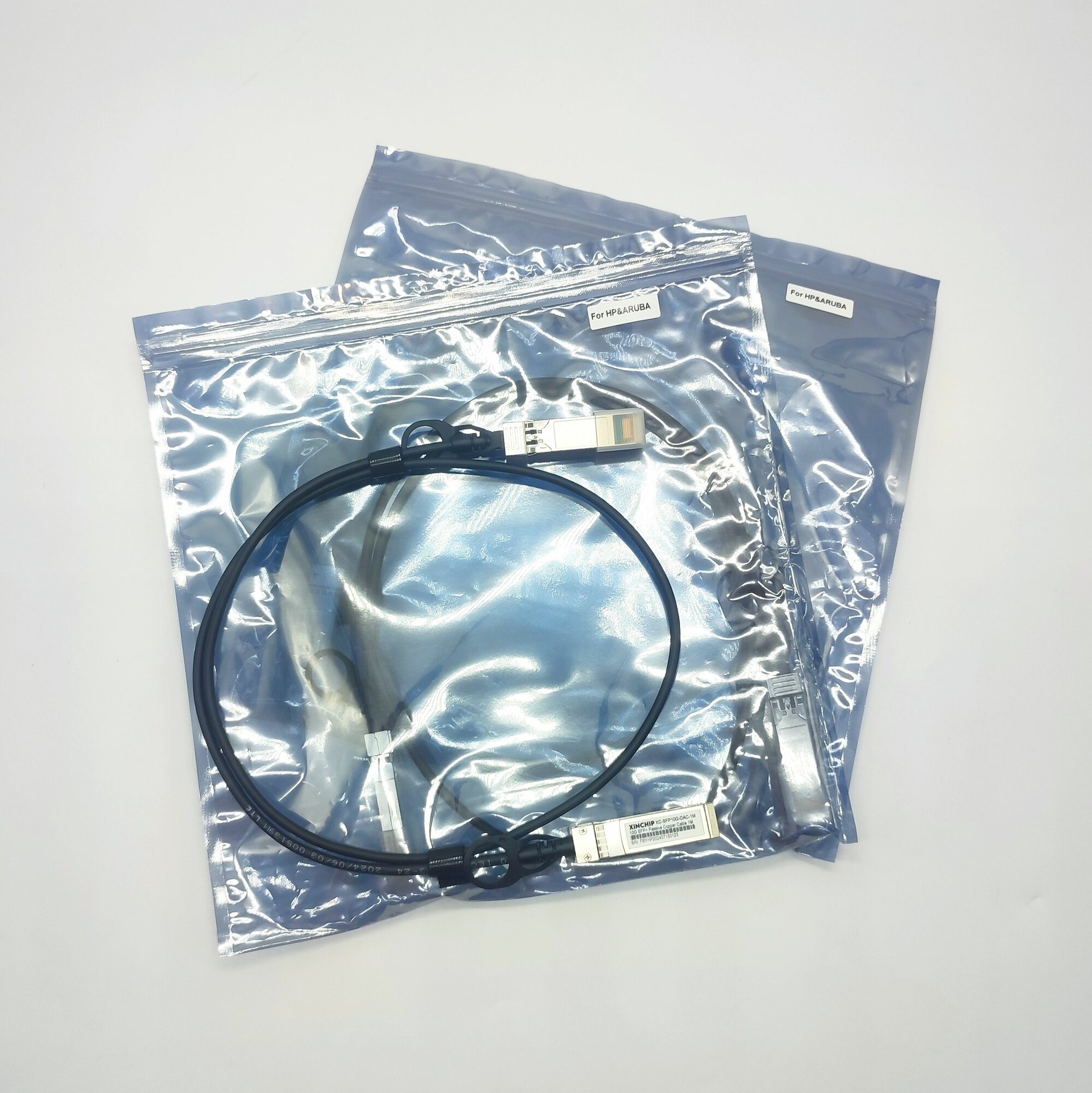 Кабель DAC SFP+ 1 метр 10Гбит/с (Passive) Xinchip совместимый с HP & ARUBA