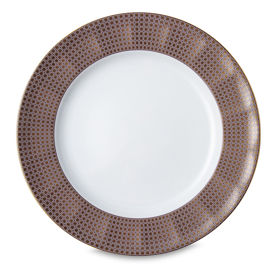 Тарелка обеденная Wallendorfer Soren Gold 27 см, фарфор твердый, премиум