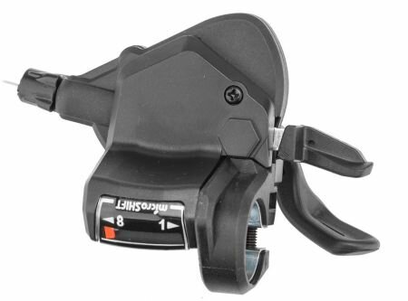Шифтер/манетка правый Microshift TS39-8R 8-ми скор. с тросом 2050 мм 590123