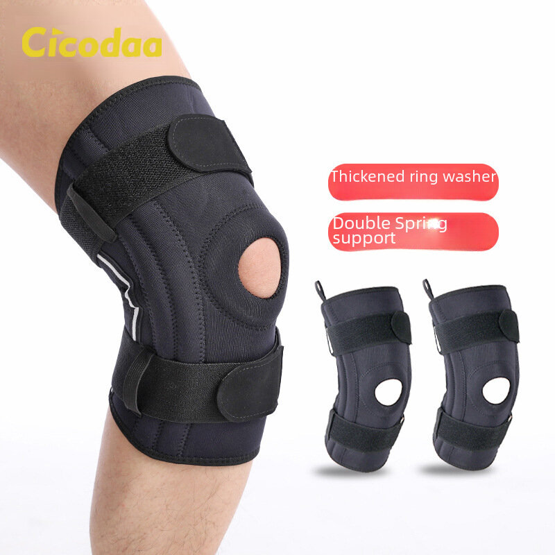 Наколенники Cicodaa, для альпинизма и фитнеса, нейлон/SCR, неопрен, одинарный размер М, чёрные