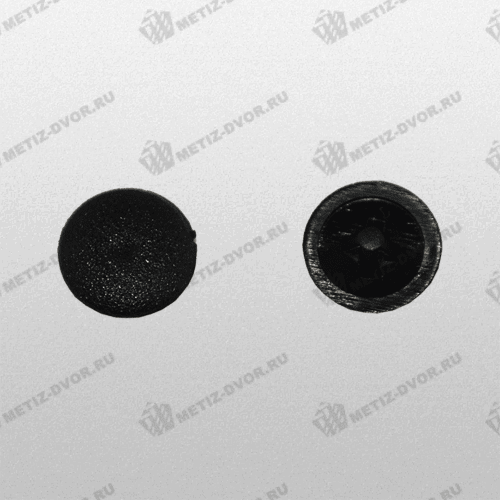 Заглушка для самореза черная Уп (100 шт.)