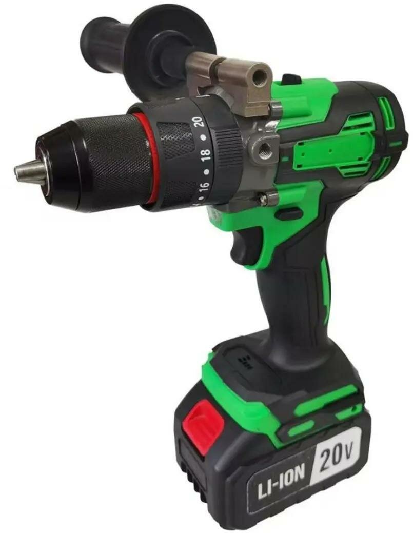 Дрель-шуруповерт аккумуляторная Zitrek Green Impact 084-1072, 18 В Li-ion 2x5 Ач