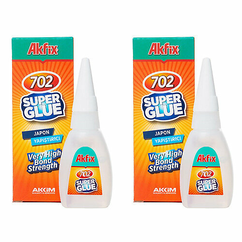 Клей Akfix 702 секундный прозрачный 50 г (2 шт.)