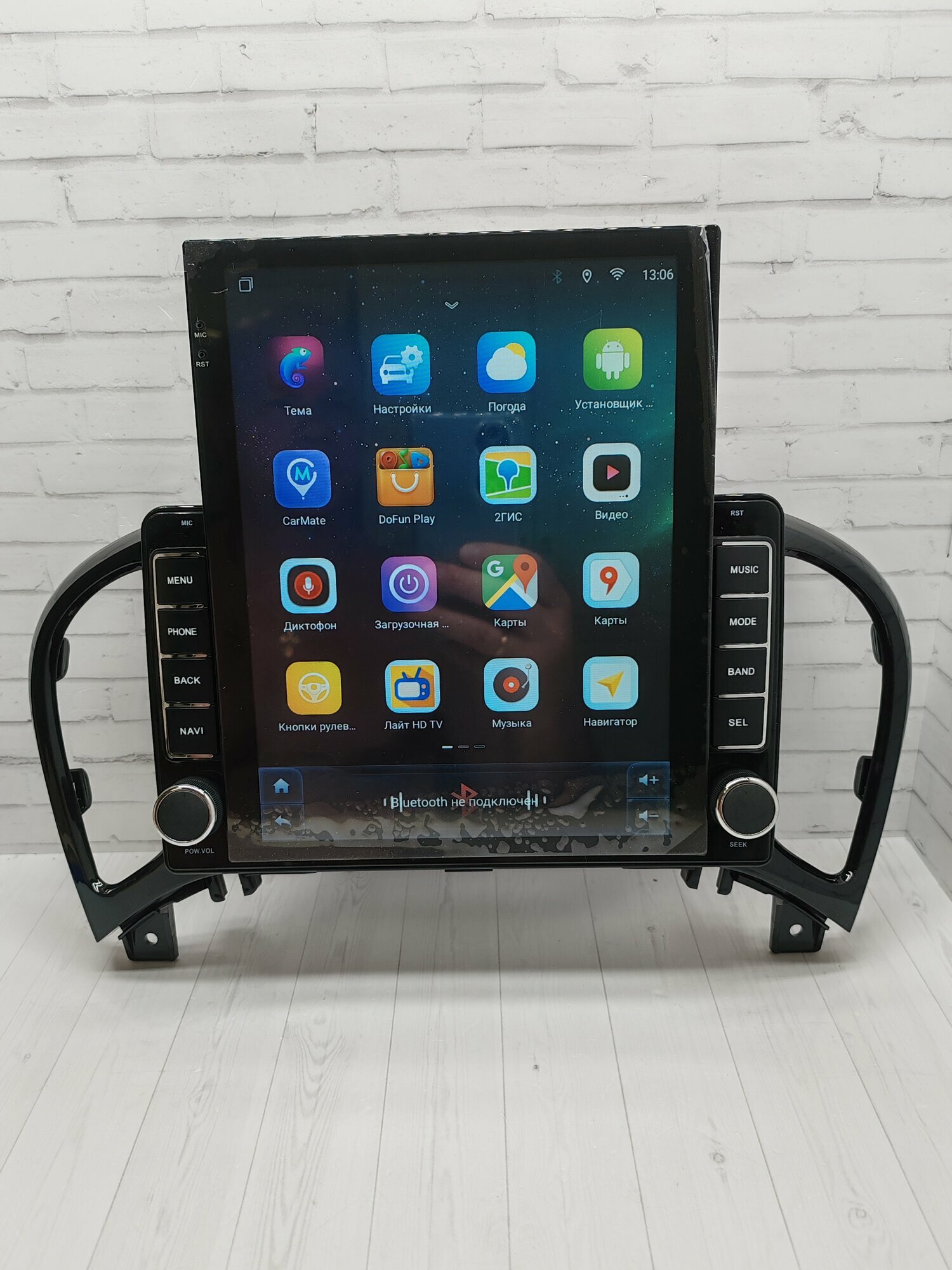 Магнитола Тесла (Tesla) 4/64гб, 8-ядер, симка 4G, CarPlay, Android Auto, для Nissan Juke 2010г+ ; infinity ESQ 2014г+