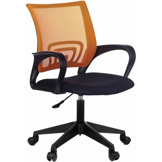 Кресло офисное Easy Chair VB_Echair-396 (LT) сетка/ткань оранжевый пластик