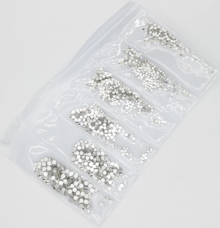 Стразы серебряные CRYSTAL NailsWorld