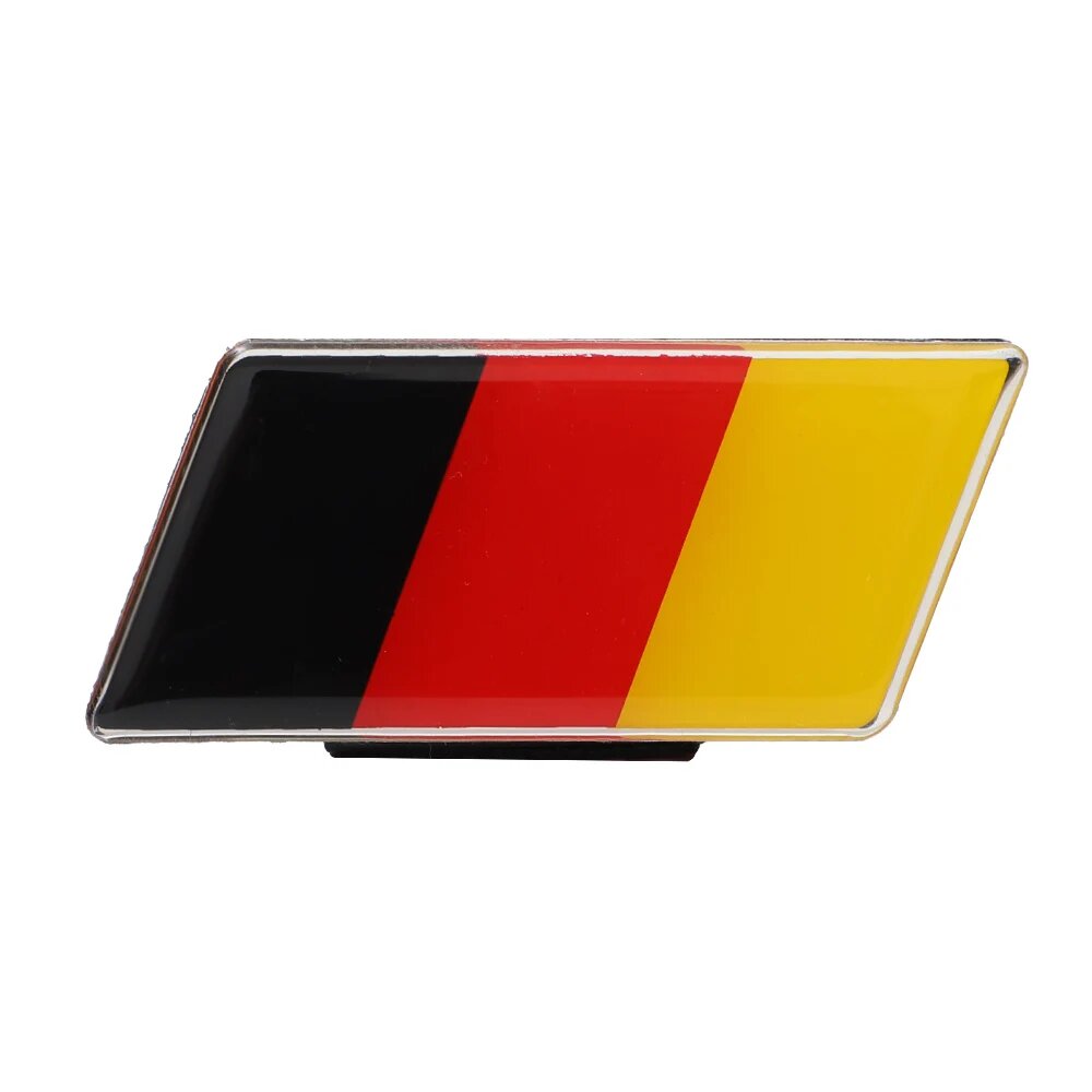 Автомобильные наклейки с алюминиевым флагом, эмблема решетки радиатора, значок-эмблема для Великобритании, Германии, Франции, Австралии, Америки, России, автомобильные запчасти, внешние аксессуары GERMANY