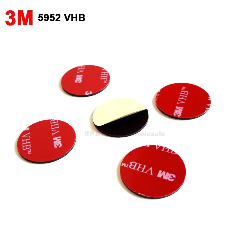 Двухсторонний скотч 3М 5952 30мм черный Черный