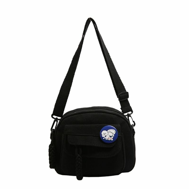 Холст милый маленький сумка для телефона Satchel