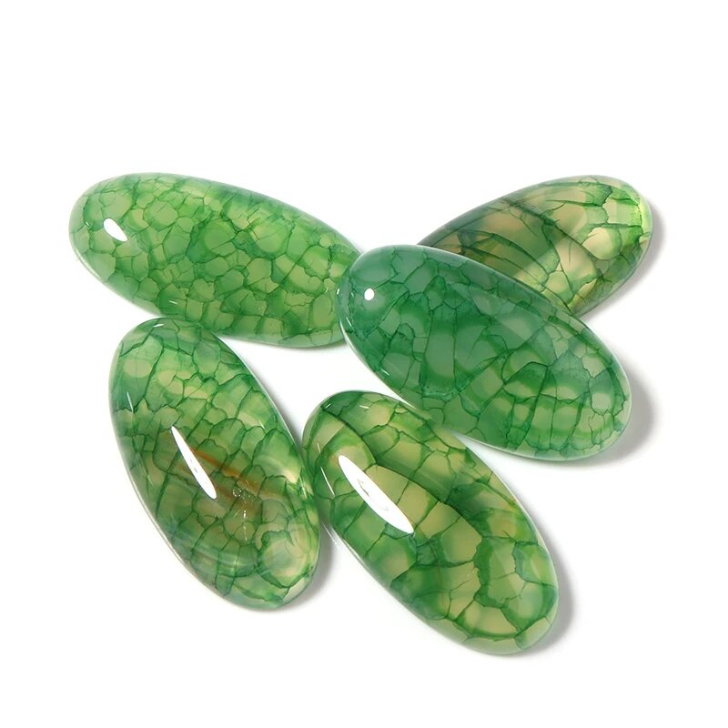 Кабошоны Агат 2 шт, 20x40 мм, Тиparts