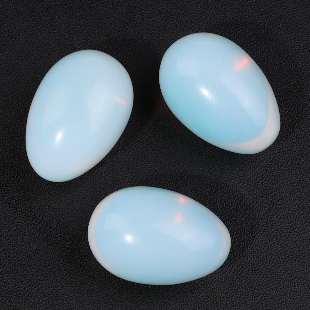 Каменная статуэтка яйцо 20*30 мм vinswet 2pcs, 2 Opal