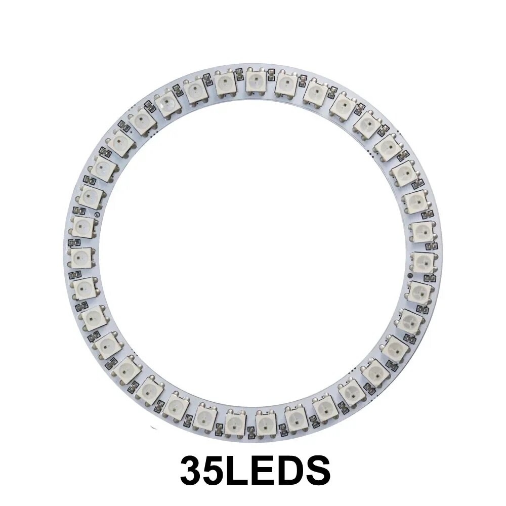 Светодиодное кольцо RGBIC 35LEDS, White, 1PCS
