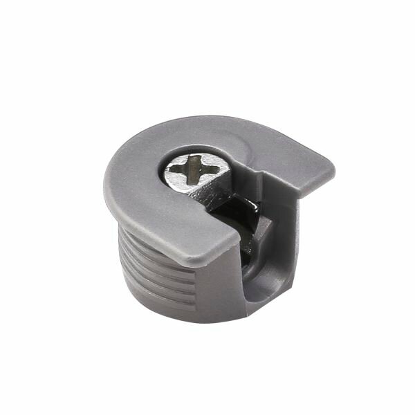 Эксцентрик мебельный быстромонтируемый для ДСП 16мм серебро 30шт