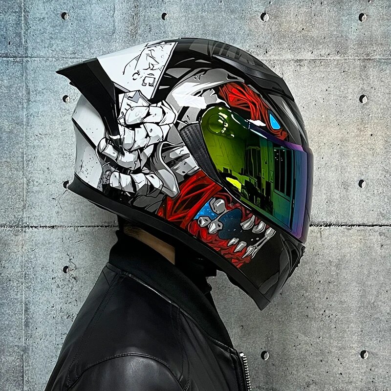 Мотоциклетный шлем JIEKAI, закрытый гоночный шлем для мужчин XXXL, 15