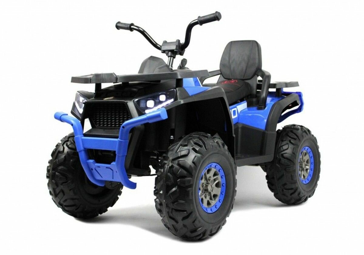 Детский электроквадроцикл Rivertoys H999HH синий с дистанционным управлением