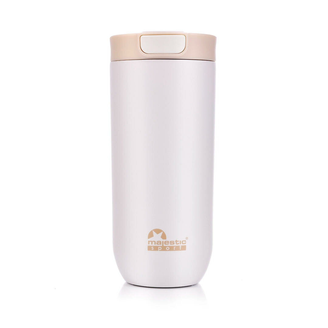 Decathlon Термокружка Majestic Sport Bullet 540 мл, с двойными стенками, из нержавеющей стали, бежевая