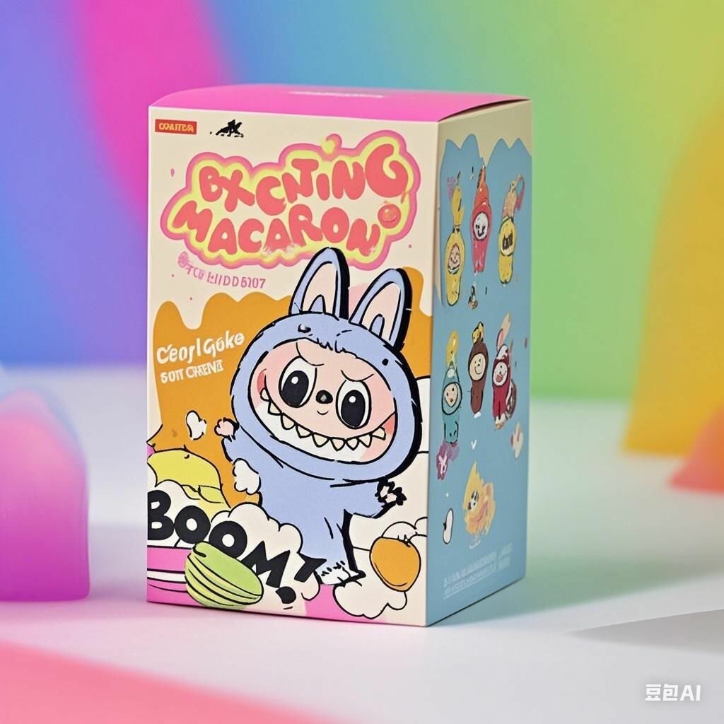 Pop Mart Labubu Macarons The Monsters Глухая коробка -1pc