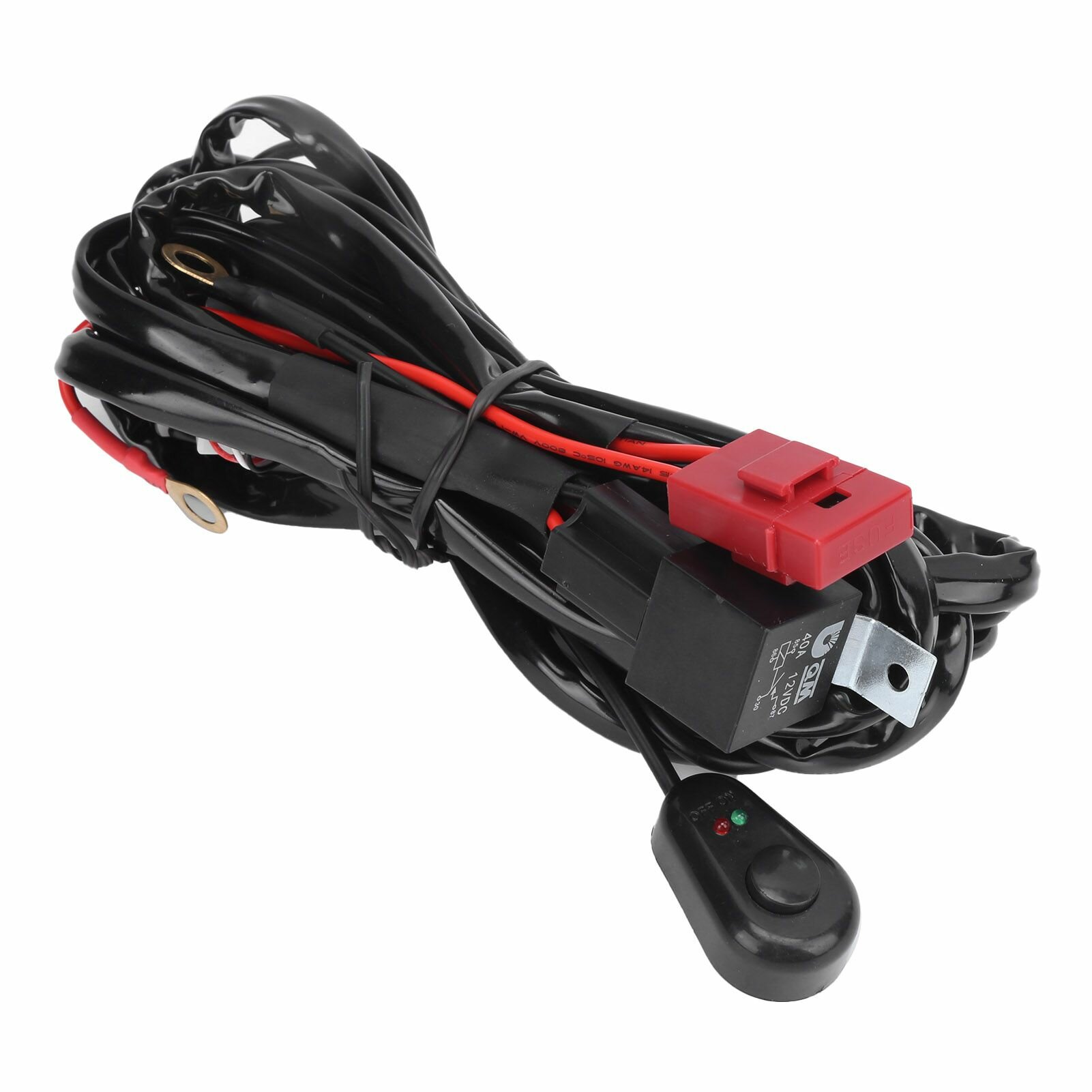 Комплект проводов для прожектора 12В 40А (1 на 1, 3 м, водонепроницаемый)