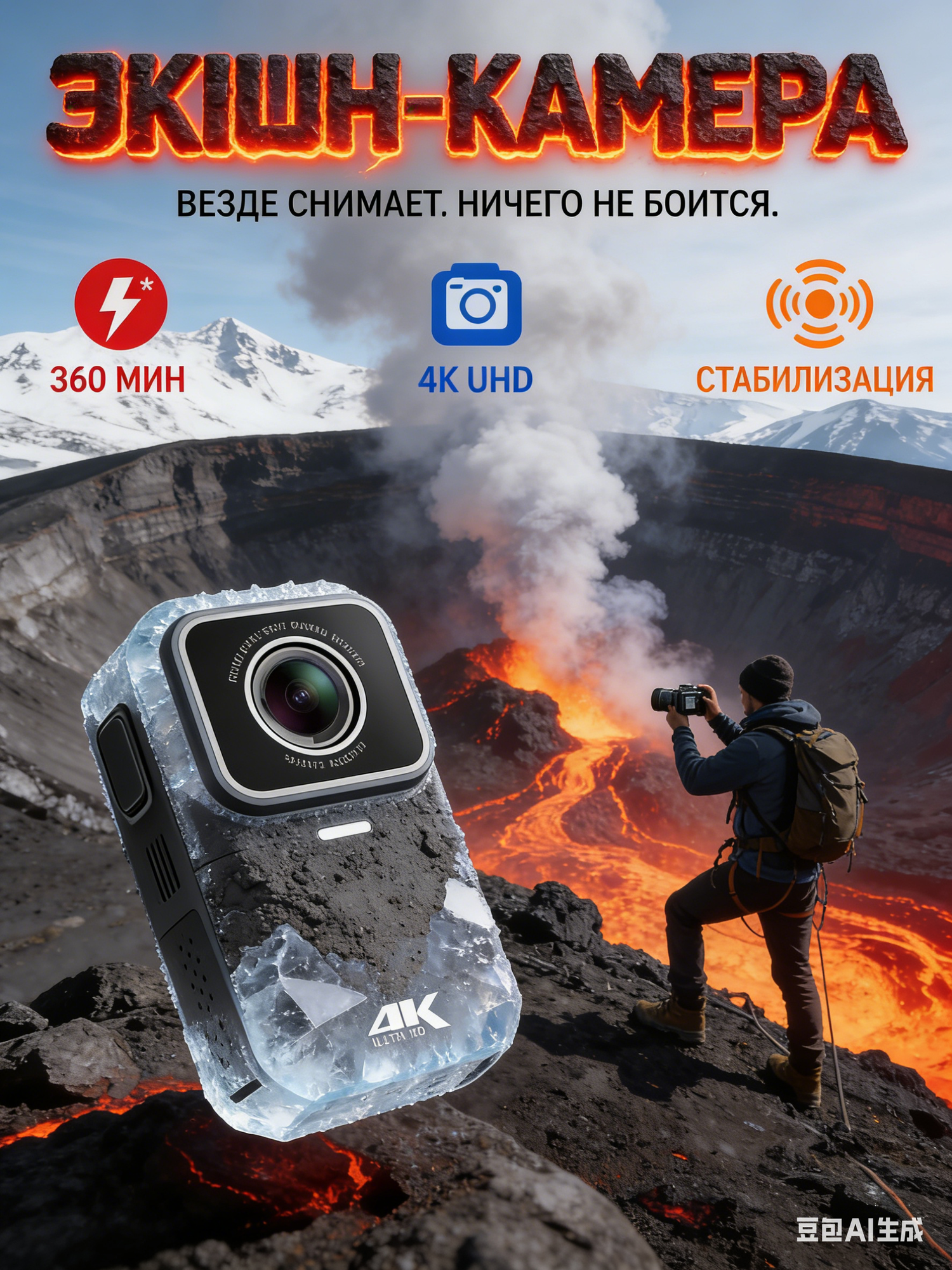 Камера-видеорегистратор на пальце | Спорт, мото, дайвинг | Водонепроницаемый DV | Запись под водой