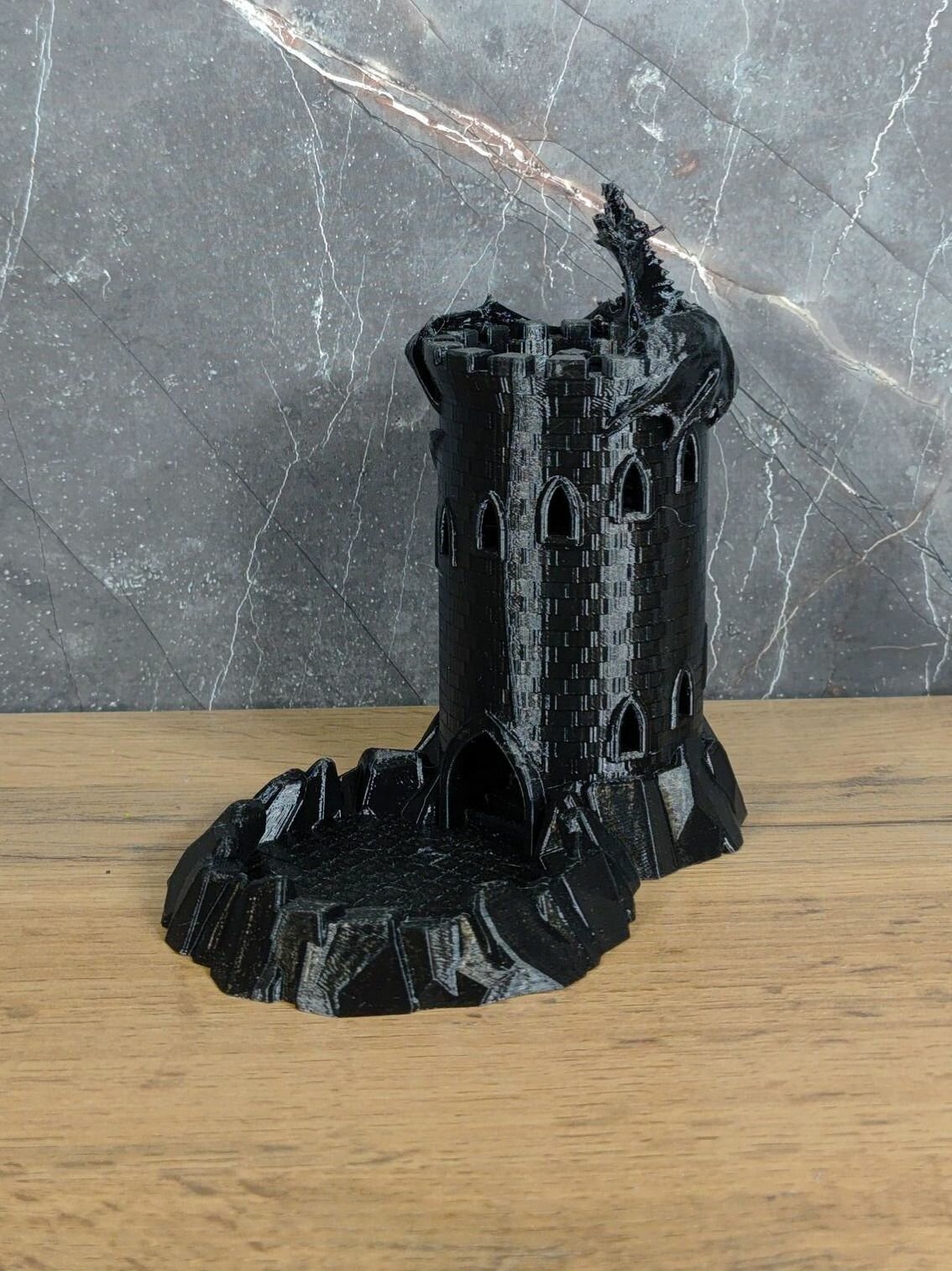 Драконья крепость, башня для кубиков днд Dungeon & dragons