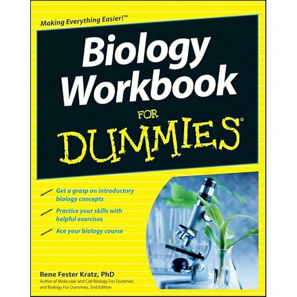 Biology Workbook for Dummies，Reprinted paperback book