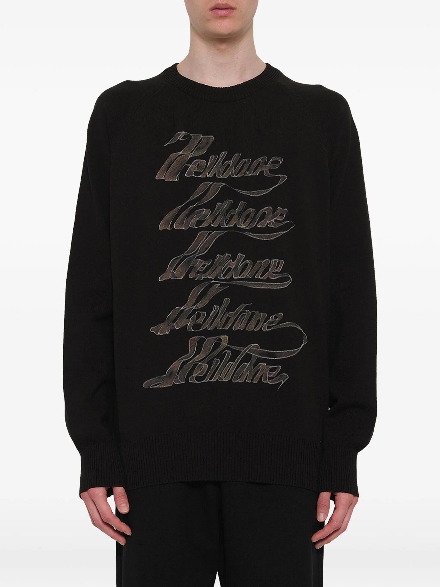Свитер WE11DONE Logo-print sweater, размер 48 — фото 1