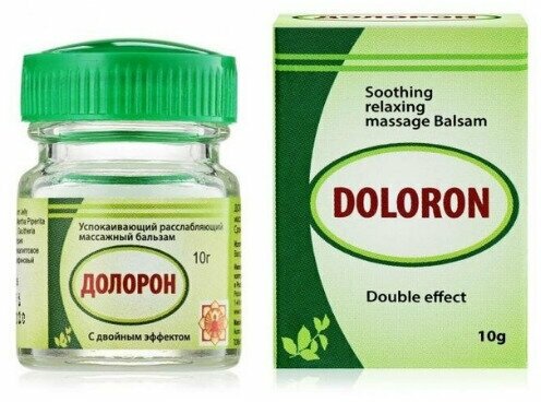 DOLORON Бальзам для ухода за кожей с двойным эффектом от отеков и суставных болей Долорон 10 г