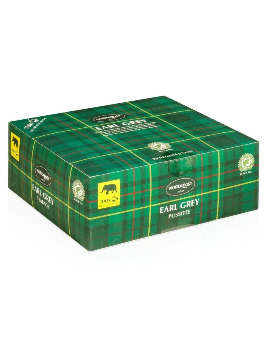 Чёрный чай Earl Grey с бергамотом в пакетиках