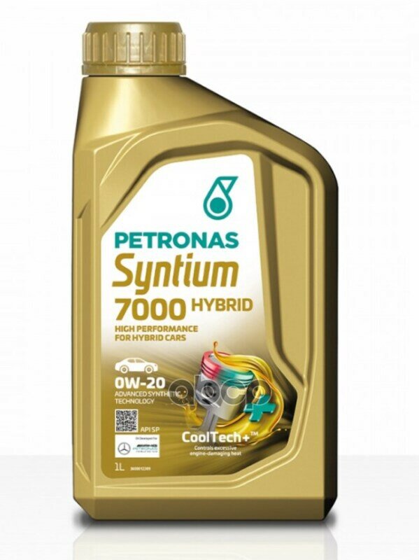 PETRONAS SYNTIUM 7000 HYBRID 0W20 1L масло моторное API: SP ILSAC GF-6A DEXOS1 Gen3 M2C962A FCA 955535-CR1 шт.
