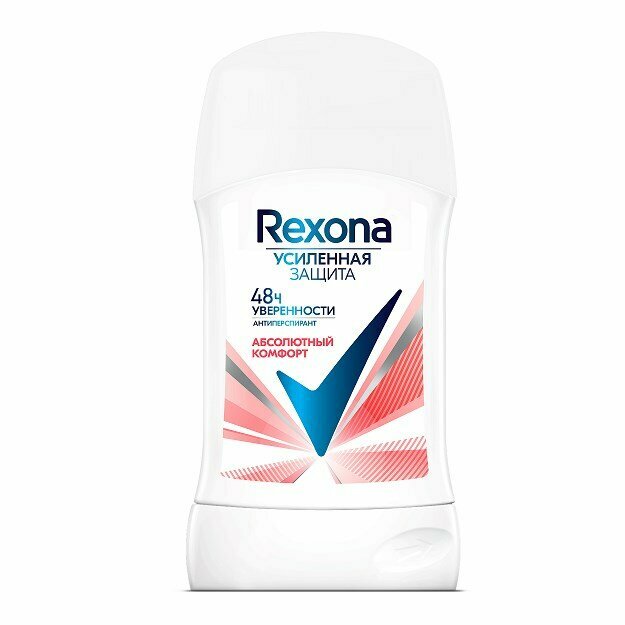 Антиперспирант Rexona Абсолютный комфорт стик, 40мл