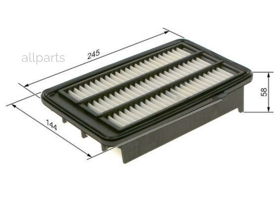 BOSCH F026400579 фильтр воздушный!\Honda Civic 16>