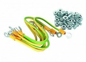 Набор проводов заземления 4 провода 250ммх4 0 кв. мм 4 провода 150ммх4 0 кв. мм Eurolan 60A-14-13GR