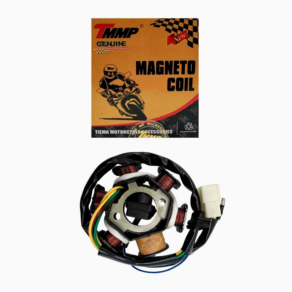 Статор генератора на мопед 153FMI, 154FMI, TTR125 (6 катушек)