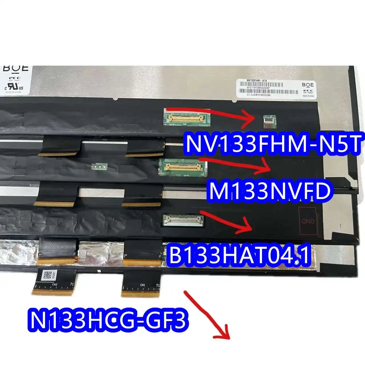 ЖК-экран для HP ENVY X360 13-AY черный 1920x1080 IPS M133NVFD