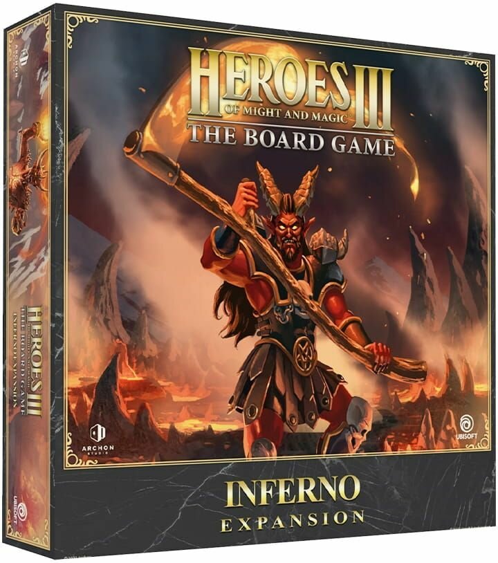 Дополнение для настольной игры Heroes of Might and Magic III - Inferno на английском языке