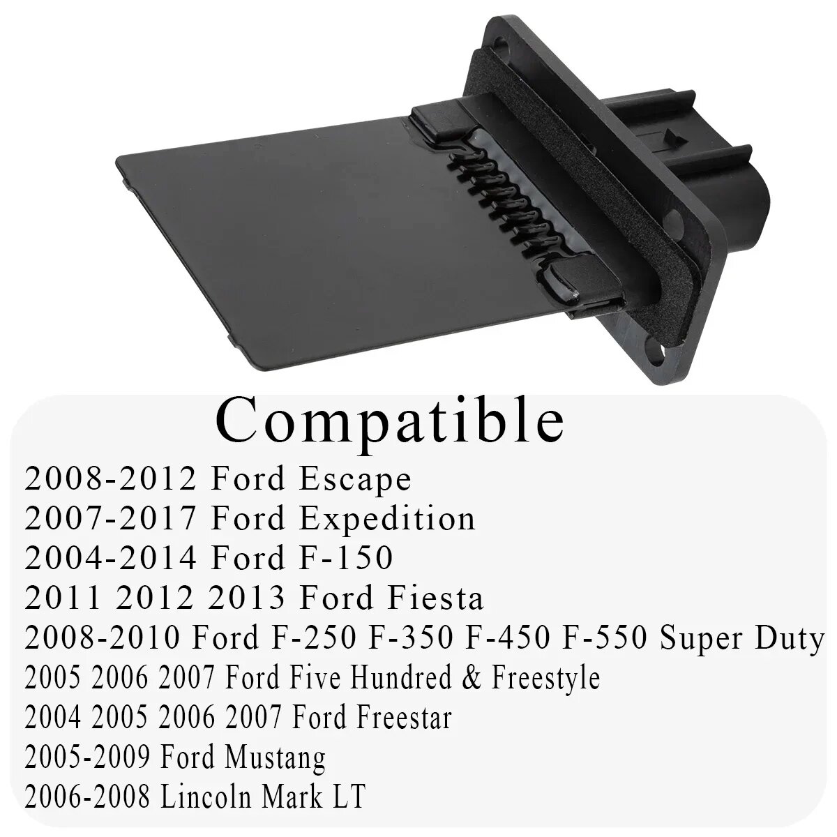 Резистор двигателя вентилятора HVAC для Ford F-150 250 350 450 Expedition Fiesta Mustang YH-1715 3F2Z-18591-AA 4P1361 новый
