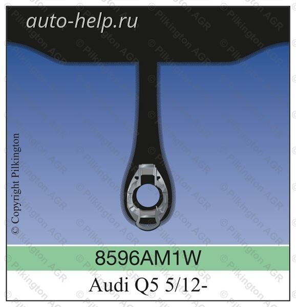 FYG AUDI Лобовое ДД VIN Фиттинг Молдинг solar