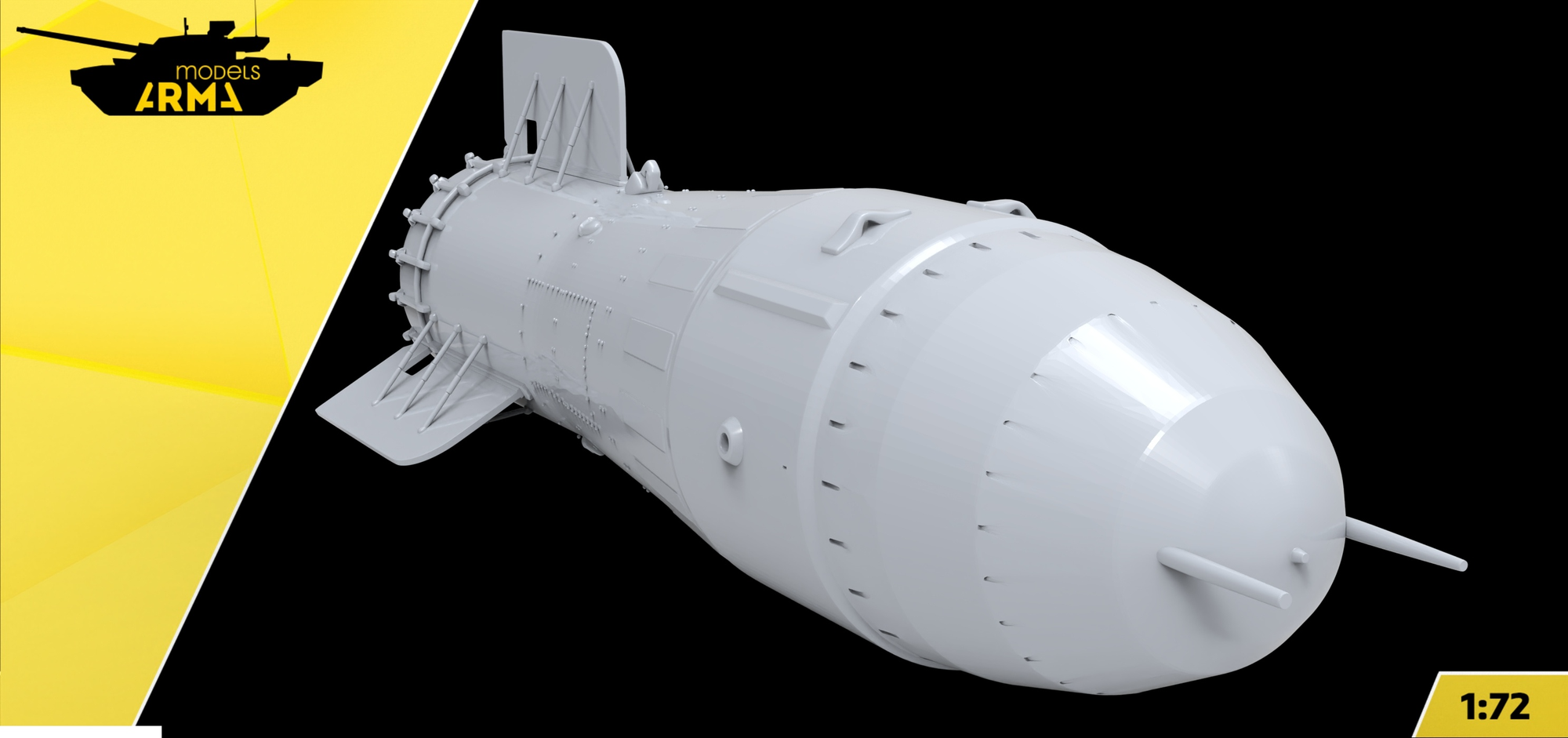 Сборная модель AM72759 АН602 — Термоядерная авиационная бомба. Царь-бомба